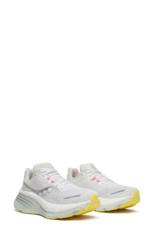 Saucony Hurricane 24 Athletic Shoes - White/ Foam