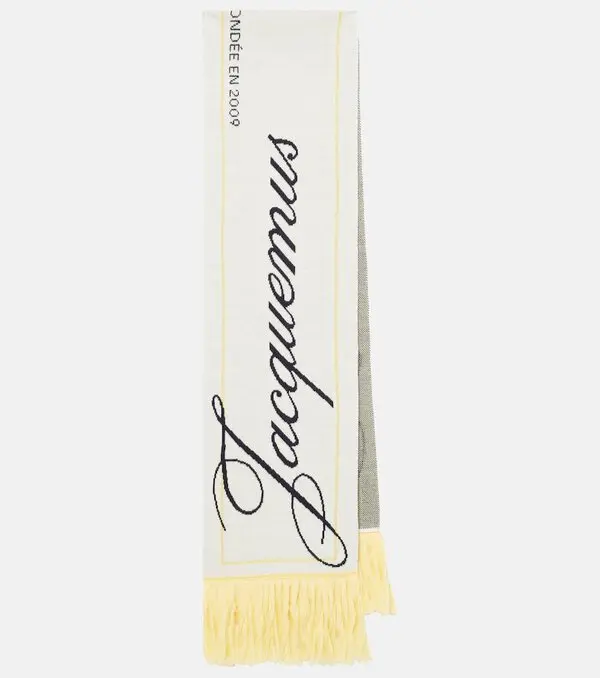 Jacquemus Liga Logo Wool Scarf - Multicoloured