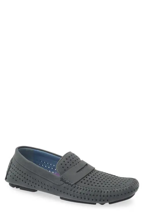 Robert Zur Flyer Perforated Driving Shoe - Slate