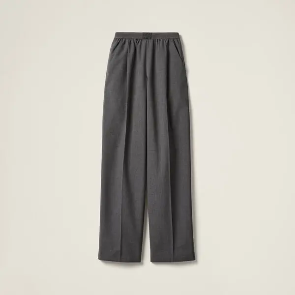 Miu Miu Straight Fit Wool Pants