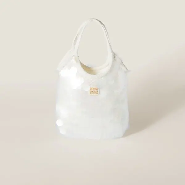 Miu Miu Ivy Sequin Mesh Bag