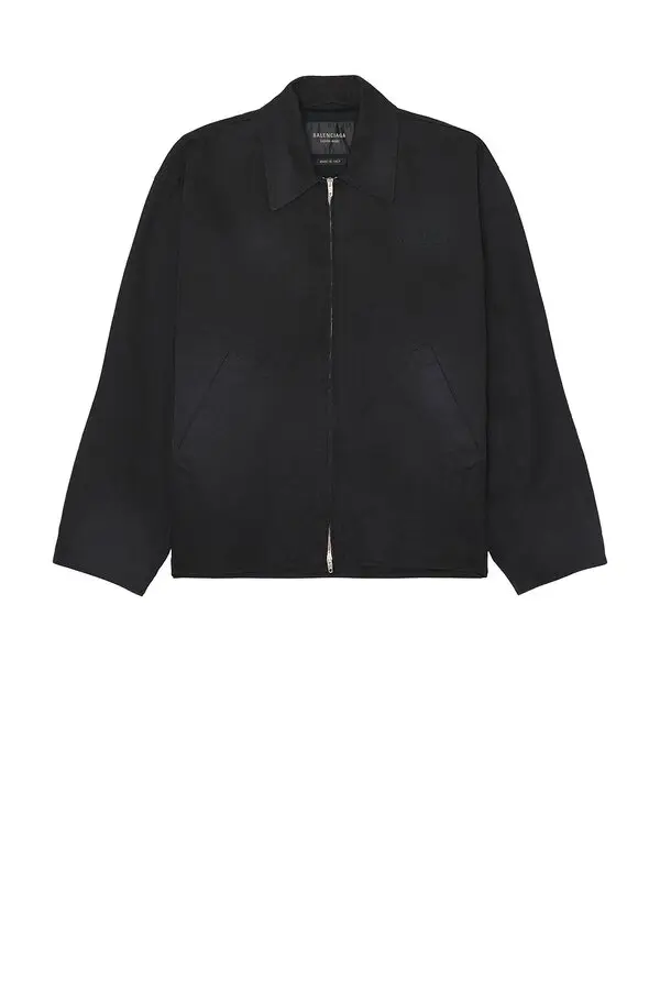 Balenciaga Zip-up Jacket - Black