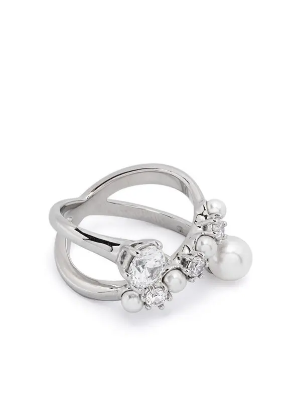 SWAROVSKI Matrix Cocktail Ring - Silver