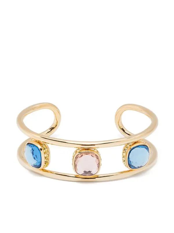 SWAROVSKI Chroma Twist Cuff Bracelet - Gold