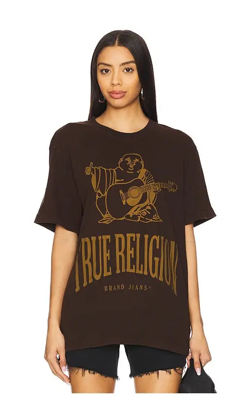 True Religion Crackle Vintage Tee