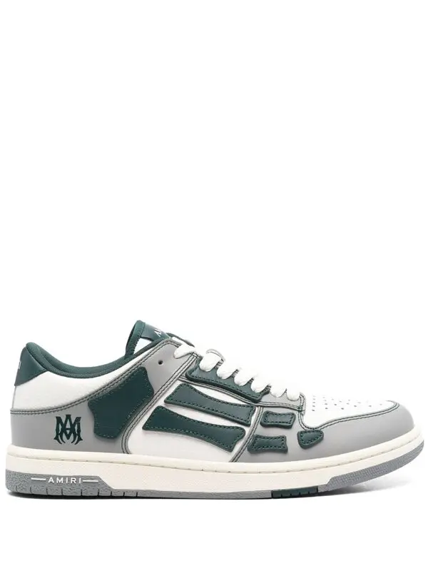 Amiri Varsity Skel Sneakers - Green