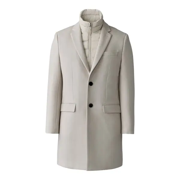 Mackage Skai-slb 3-in-1 Wool Coat With Removable Down Liner - Trench