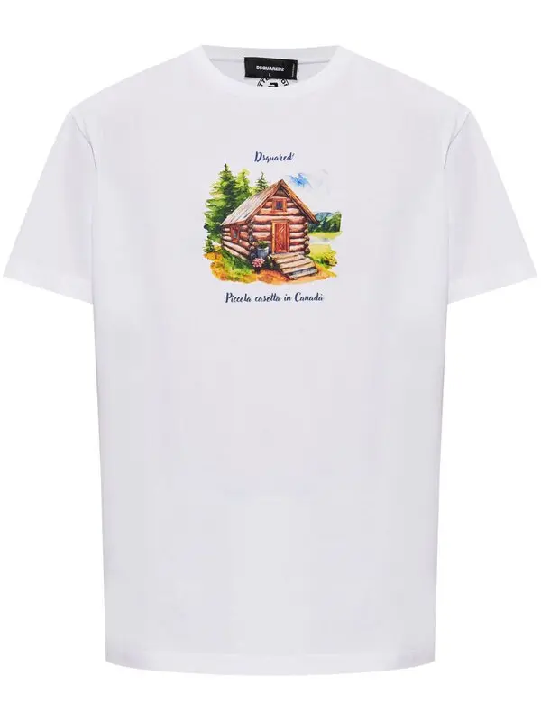 Dsquared2 Piccola Casetta In Canada T-shirt