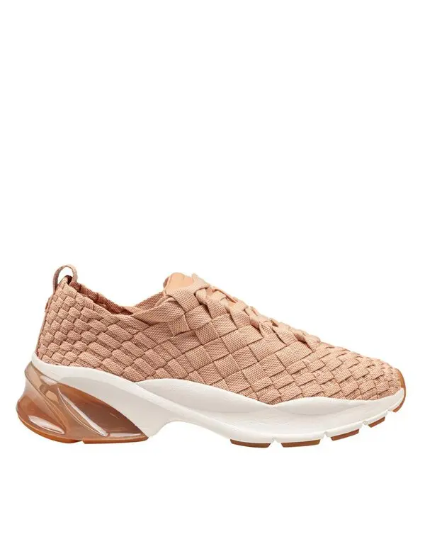 Tory Burch Woven Polyester Sneakers - Blush