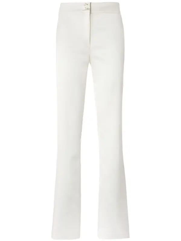 GENNY Flared Trousers - White