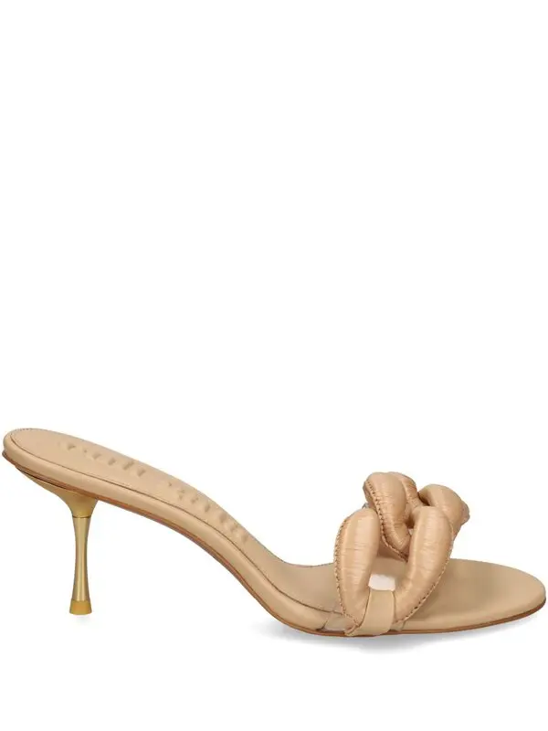 Cult Gaia 70mm Vaneya Sandals - Neutrals