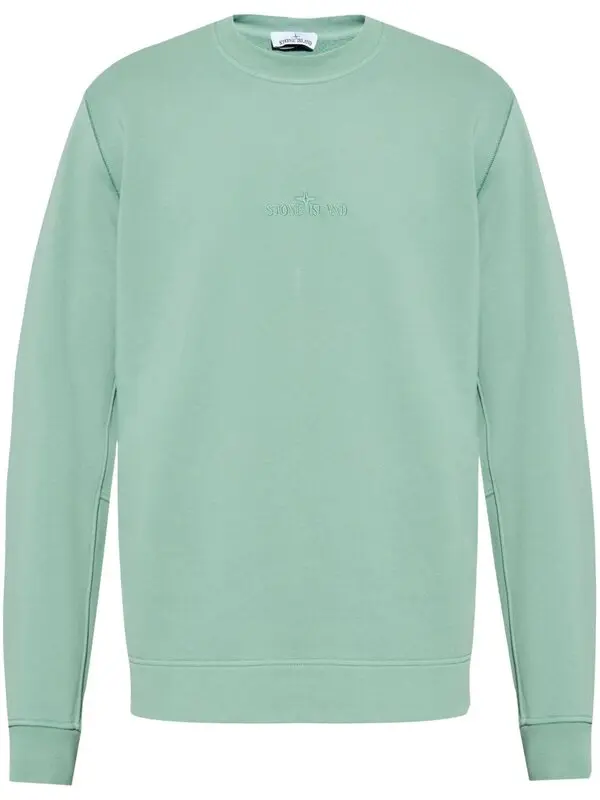 Stone Island Logo-embroidered Sweatshirt