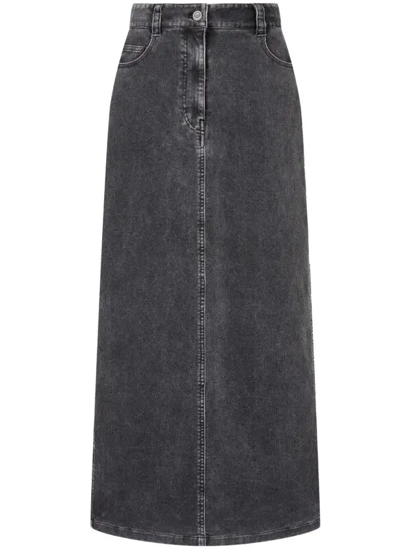 STUDIO TOMBOY Corduroy Maxi Skirt - Grey
