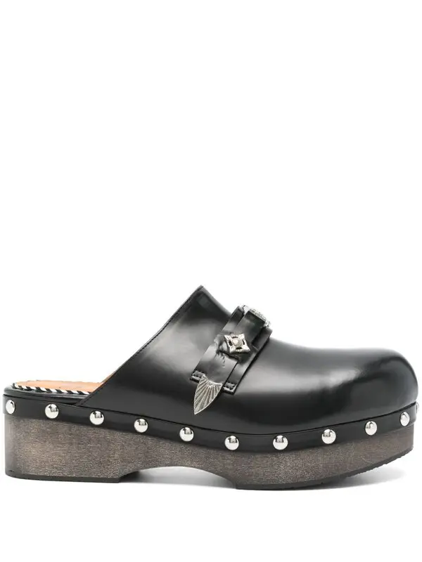 TOGA VIRILIS Strap-detail Clogs