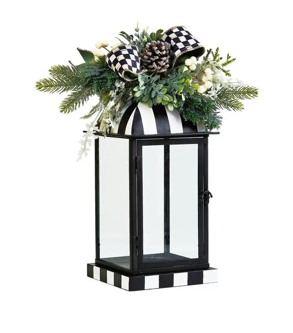 MACKENZIE-CHILDS Farmhouse Holiday Lantern Arrangement