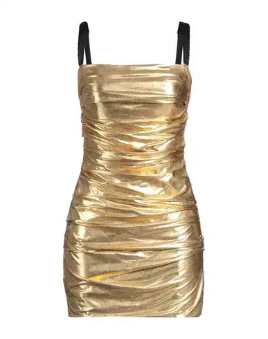dolce and gabbana gold dress Dolce & Gabbana Gold Gold Embellished Mary Jane Heels-EU40.5