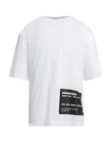 Dsquared2 T-shirt Military Size Cotton - White