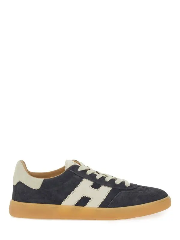 Hogan Leather Sneakers - Blue