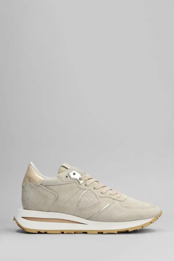 Philippe Model Tropez Haute Sneakers - Beige