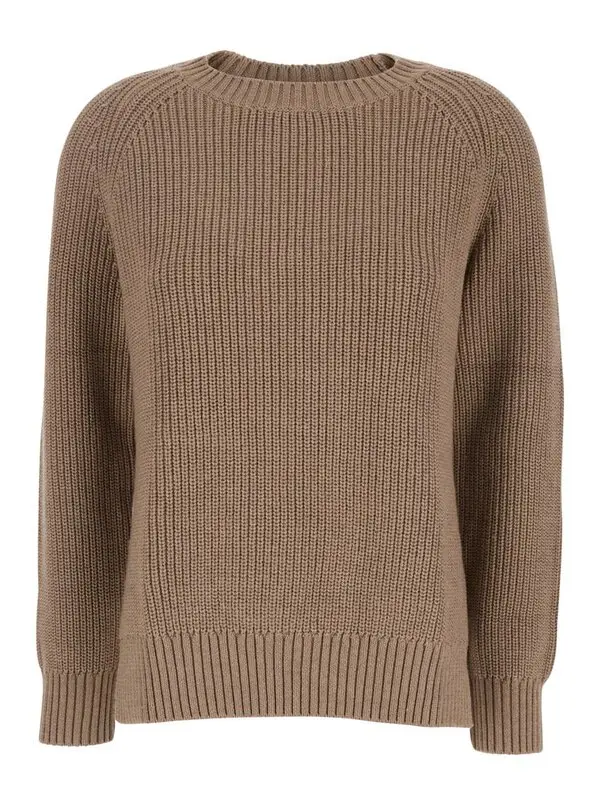 P.a.r.o.s.h Knit Crewneck Sweater - Brown