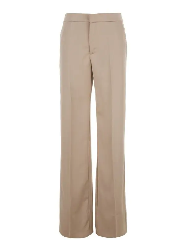 Andamane Tech Fabric Pants With Front Pences