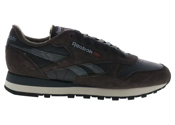 REEBOK Classic Leather Sneakers - Black/dark Matter/grey