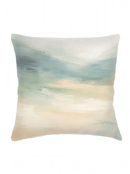 Anaya Horizon Linen Euro Pillow With Down Alternative Insert