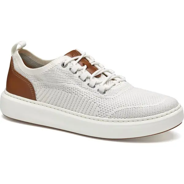 Johnston & Murphy Anders Knit Sneakers - White Knit