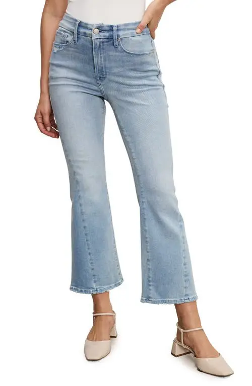 Good American Good Legs High Waist Crop Bootcut Jeans - Indigo743