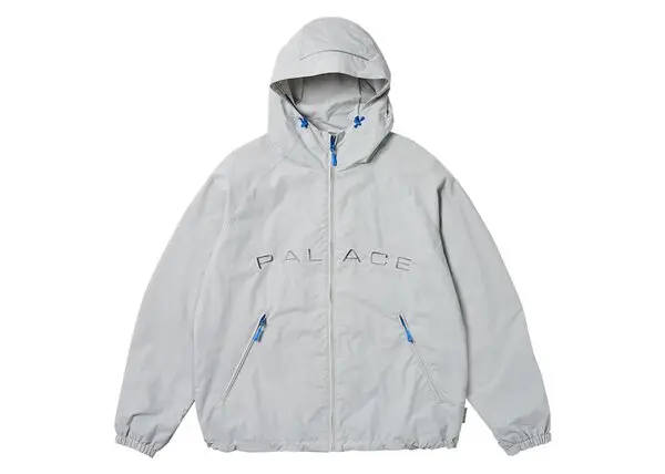 PALACE Arc Shell Hooded Jacket - Arctic Grey