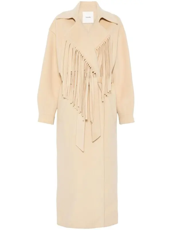 Nanushka Fringe-detail Coat