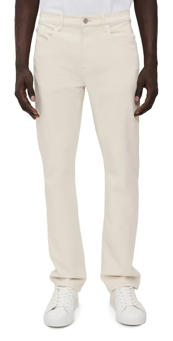 FRAME Modern Straight Twill Jeans - Natural