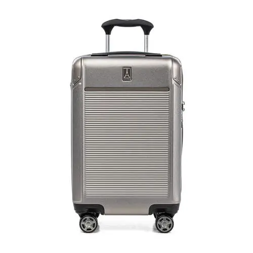 TRAVELPRO Platinum Elite Hardside Expandable Checked- Medium 25-inch Spinner - Metallic Sand