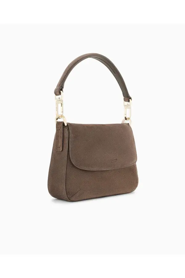 Giorgio Armani La Prima Soft Small Bag In Suede