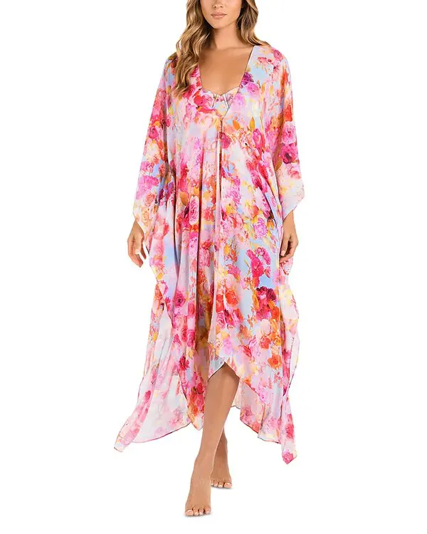 L'Agence Kara Soft Cloud Kimono Swim Cover-up - Multi