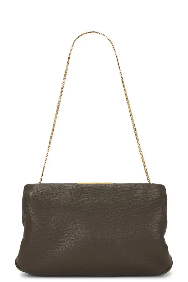 Saint Laurent Large Clutch - Light Musk