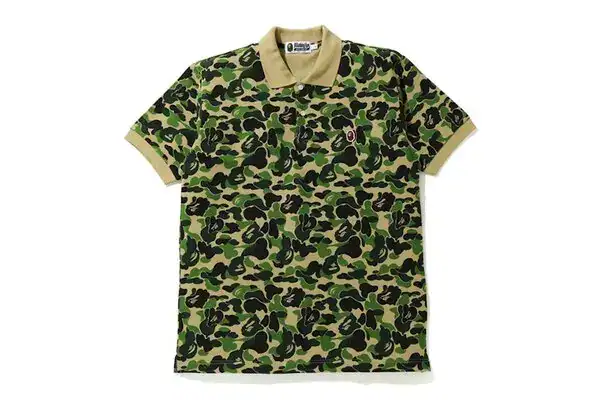 A Bathing Ape 1st Camo One Point Polo - Green | Editorialist
