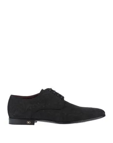 Dolce & Gabbana Lace-up Jacquard Shoes