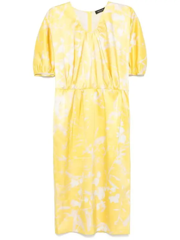 Fabiana Filippi Tilia-print Midi Dress