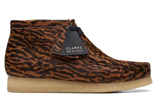 Clarks Originals Wallabee Boot Tortoiseshellin - Grey/off White