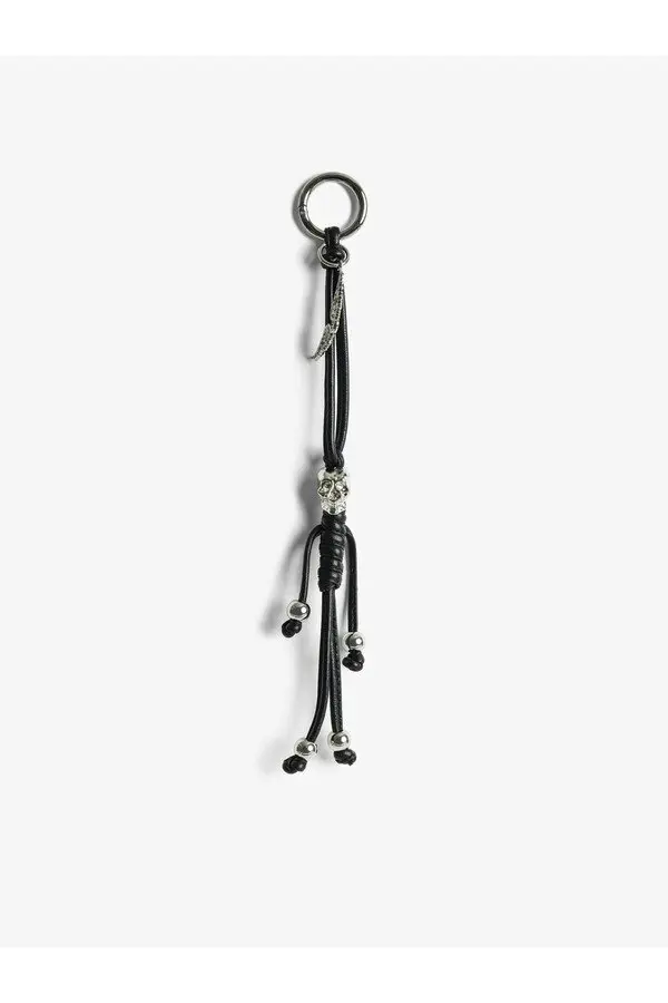 Zadig&Voltaire Skull Keyring - Black