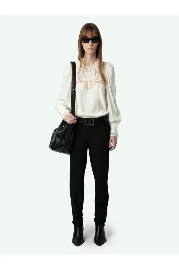 Zadig&Voltaire Thena Silk Blouse - Stripe