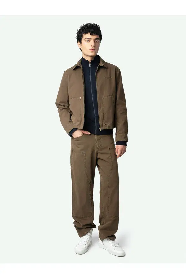 Zadig&Voltaire Lonnice Organic Cotton Jacket - Natural
