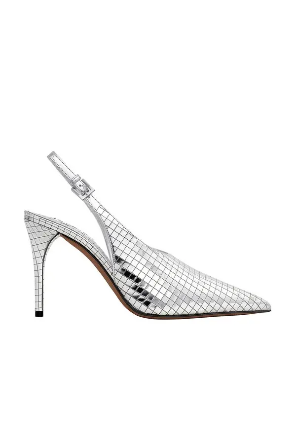 Alaïa Metallic Slingback Pumps