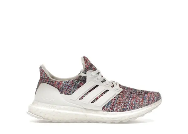 Adidas Ultra Boost Lace Up Sneakers - Cloud White/collegiate Navy Blue