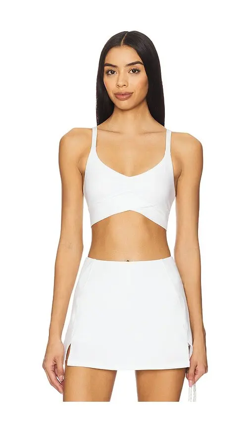 L*Space Unmatched Sports Bra - White
