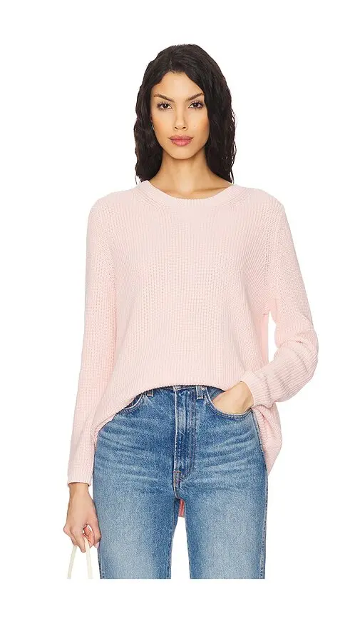 525 Emma Shaker Sweater - Lotus