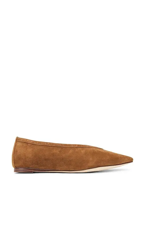 Steve Madden Leni Flats - Chesnut Suede