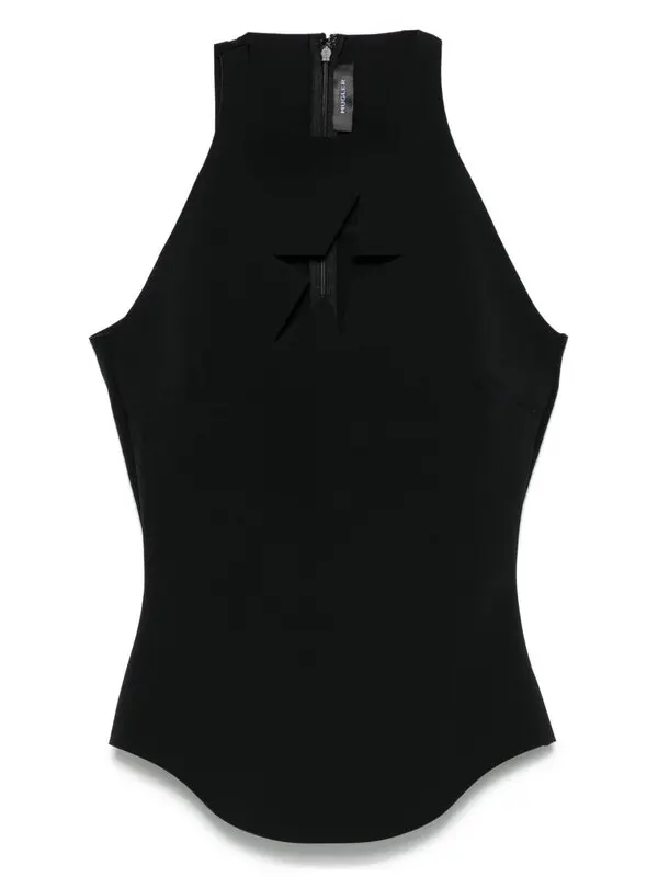 MUGLER Star Cut-out Top