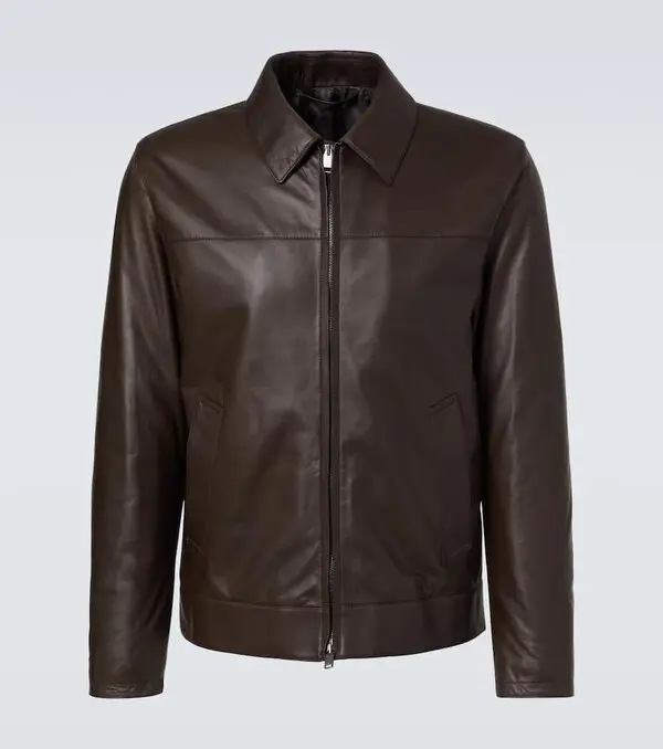 Brioni Leather Jacket